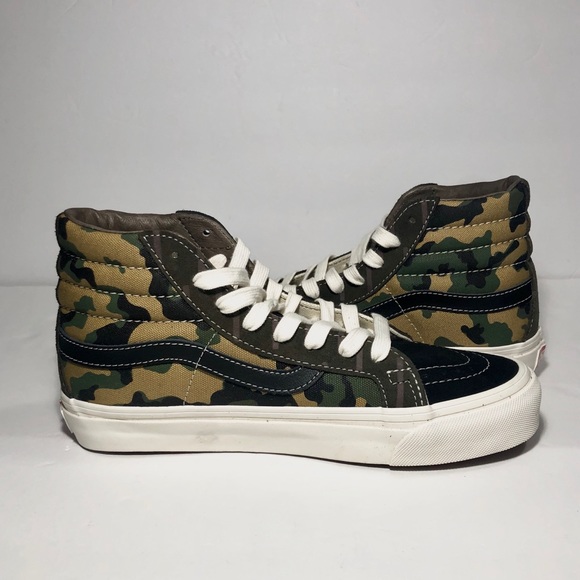 Vans | Shoes | Vans Vault Og Sk8 Hi Lx Mixed Camo | Poshmark